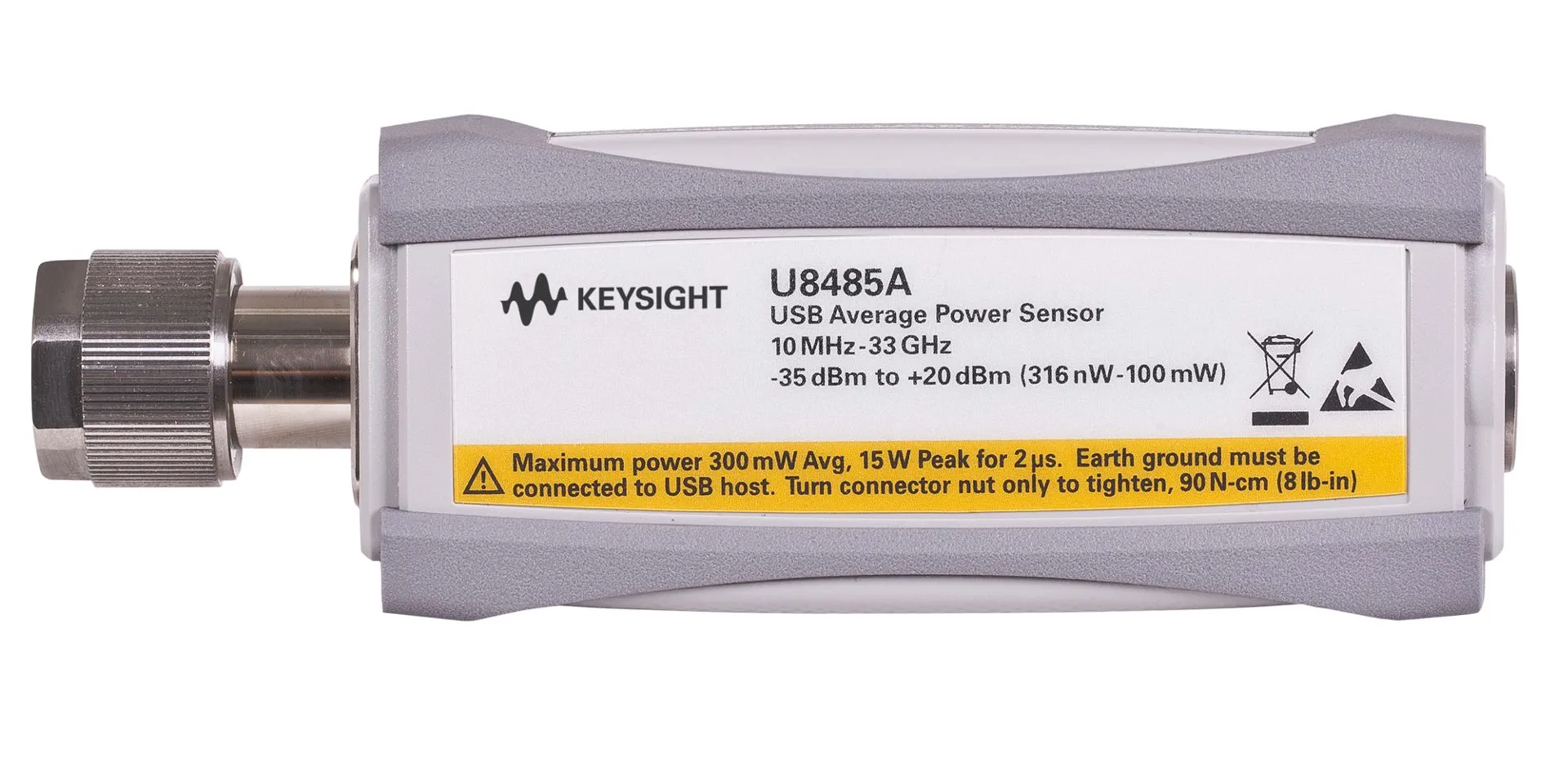 Keysight U8485A DC/10 MHz – 33 GHz USB Thermocouple Power Sensor ...